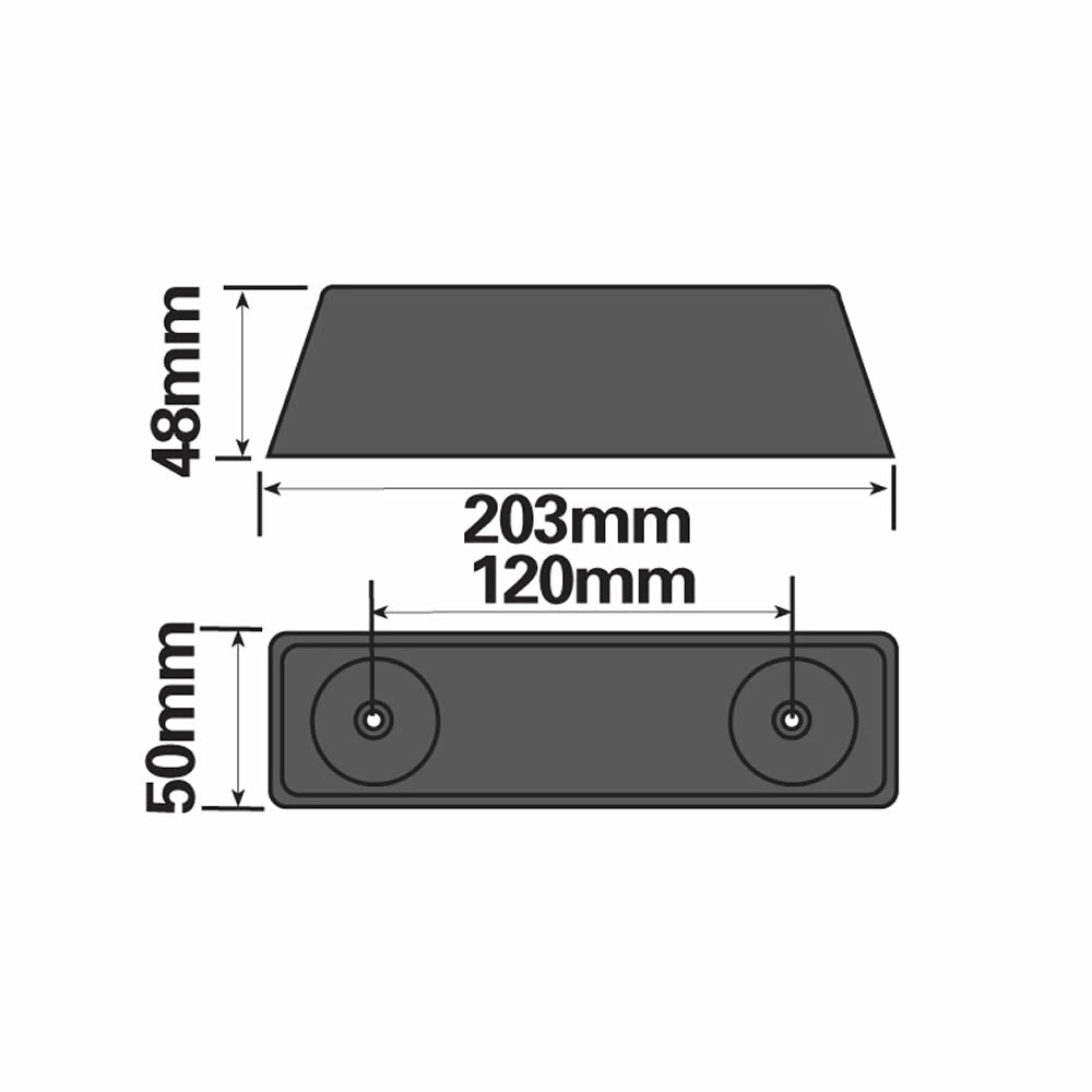 Snubber Rubber Hull Protector Block Strip 20cm Long – Noryb